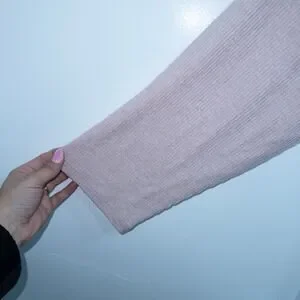 Open Edit | Sweaters | New Open Edit Light Pink Ribbed Vneck Button ...